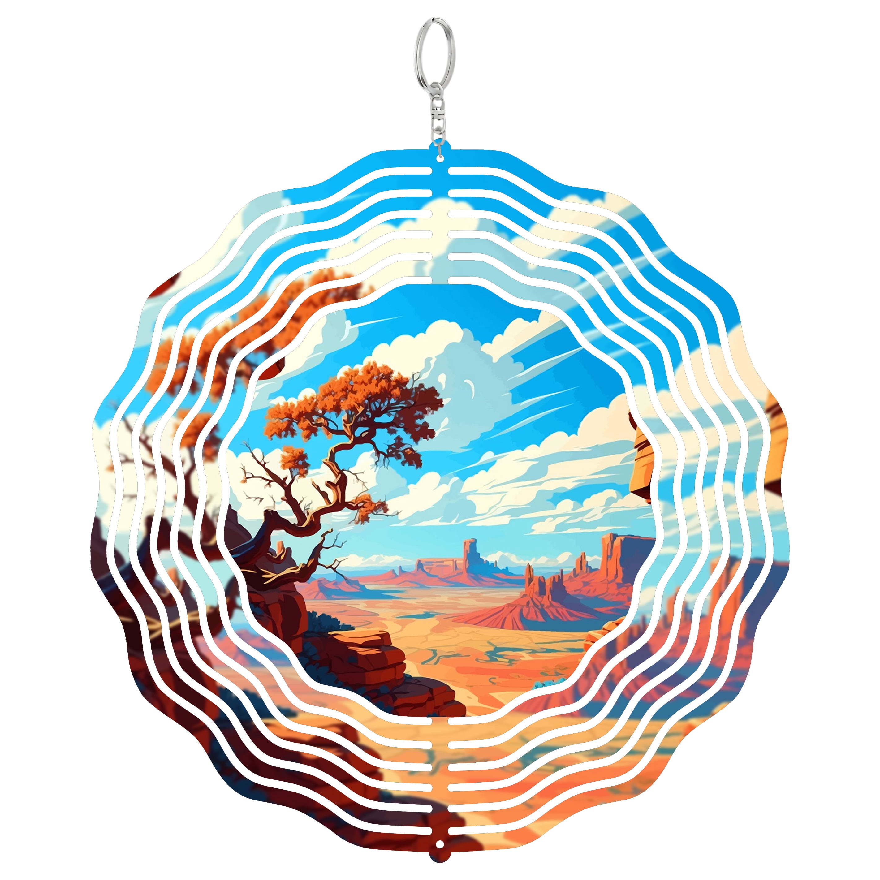 Canyonlands National Park Utah 3D Wind Spinner Stainless Steel Kinetic ...