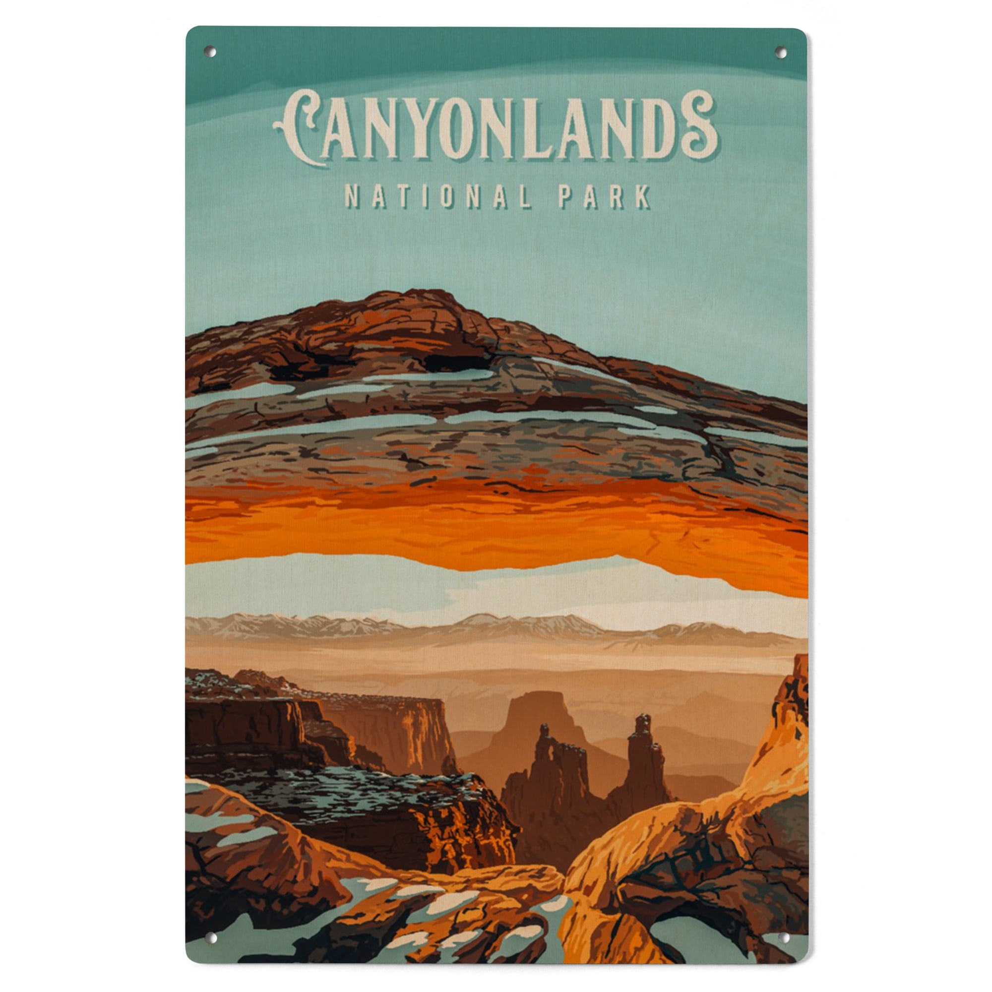 Canyonlands National Park, Utah, Painterly National Park Series Birch ...