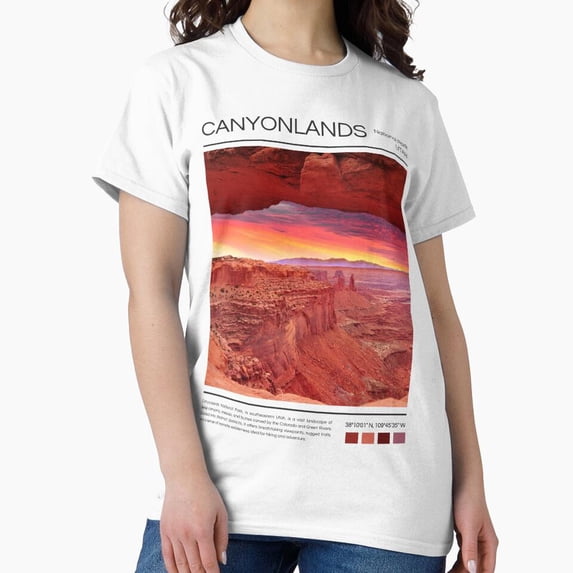 Canyonlands National Park Utah Shirt, Casual Graphic Tee, Everyday ...