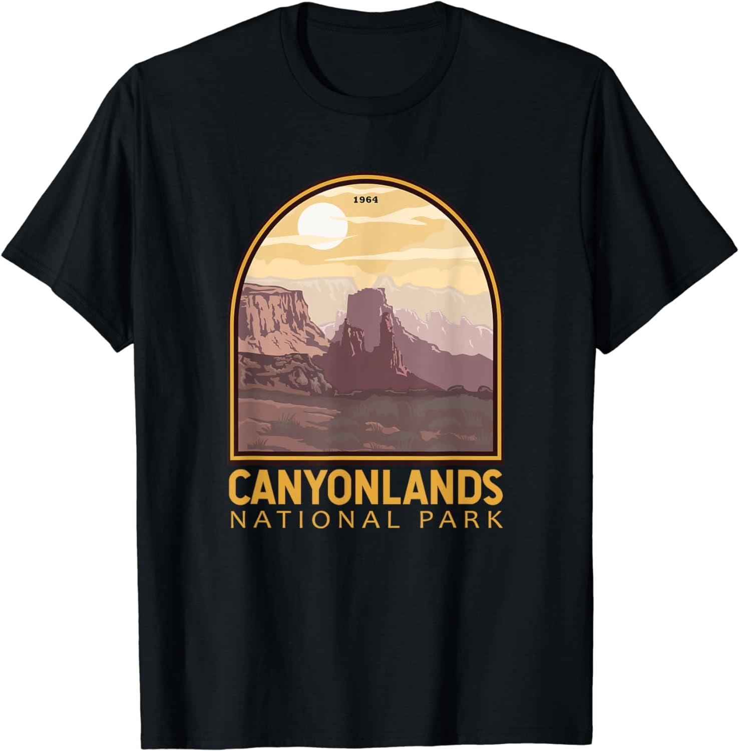 Canyonlands National Park Vintage Emblem T-Shirt - Walmart.com