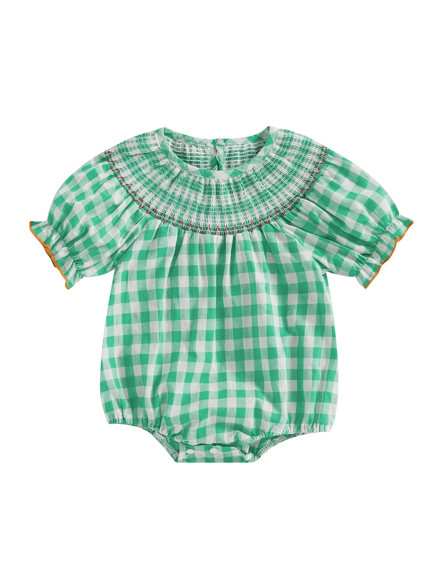 Caoirhny 0-3T Toddler Baby Girl Summer Romper Classic Short Sleeve ...