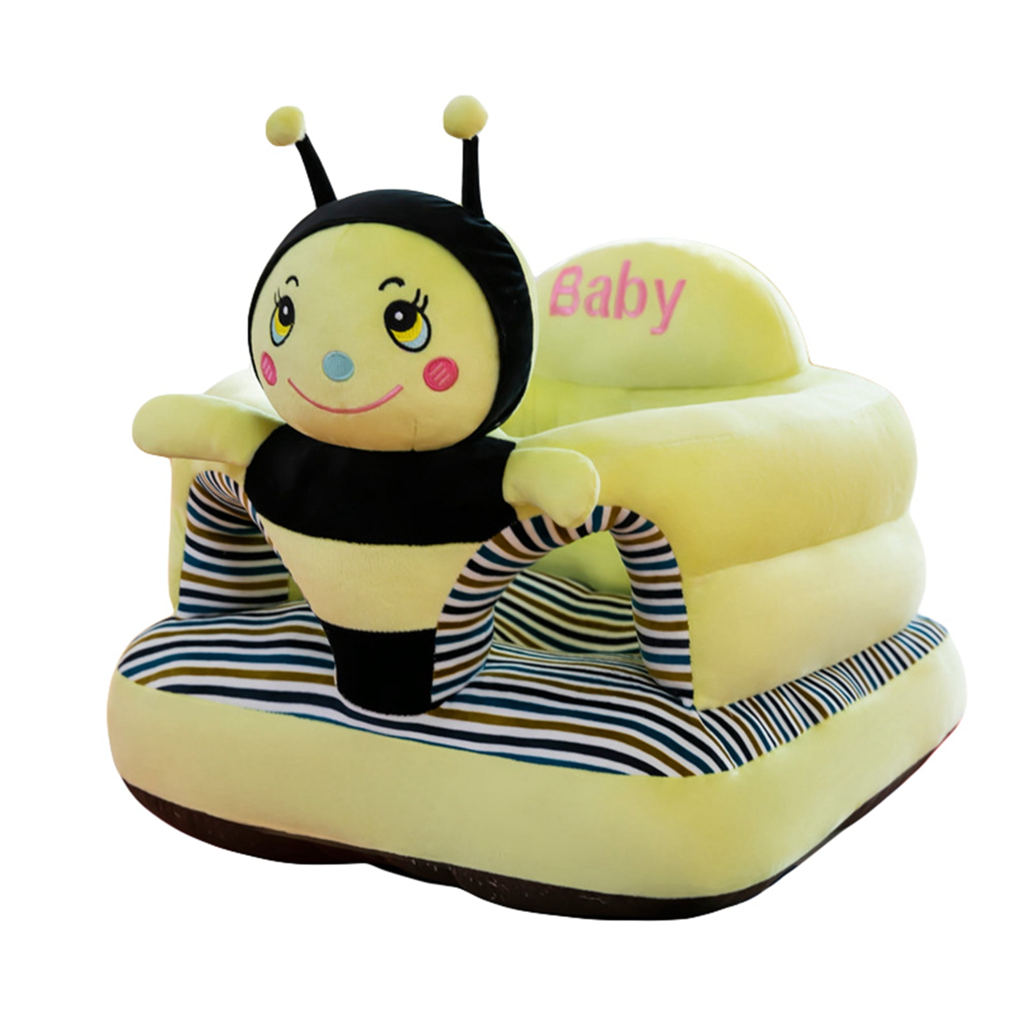 Caoirhny Baby Sit up Chair Cartoon Animals Plush Toddler Sofa Chair ...