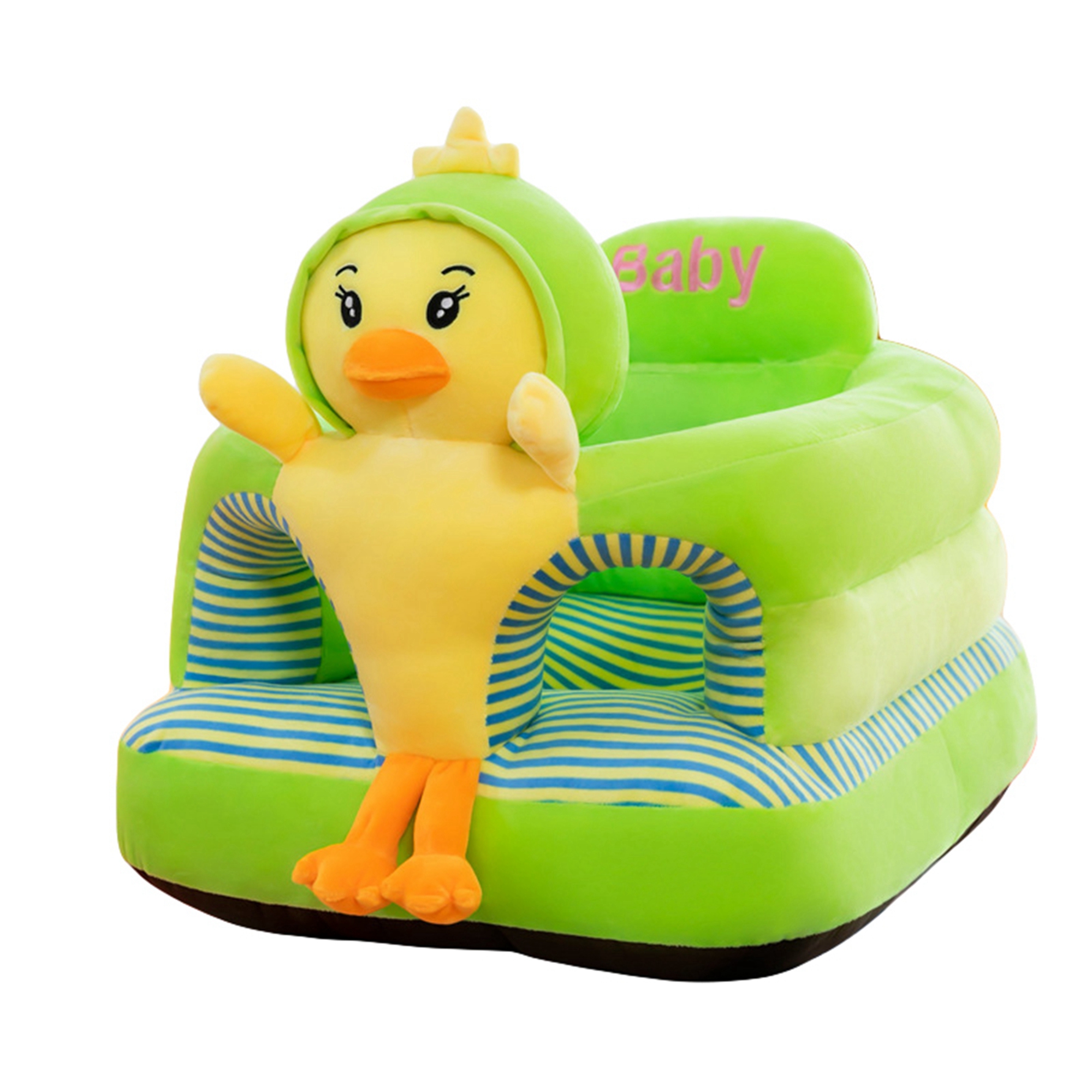 Caoirhny Baby Sit up Chair Cartoon Animals Plush Toddler Sofa Chair ...