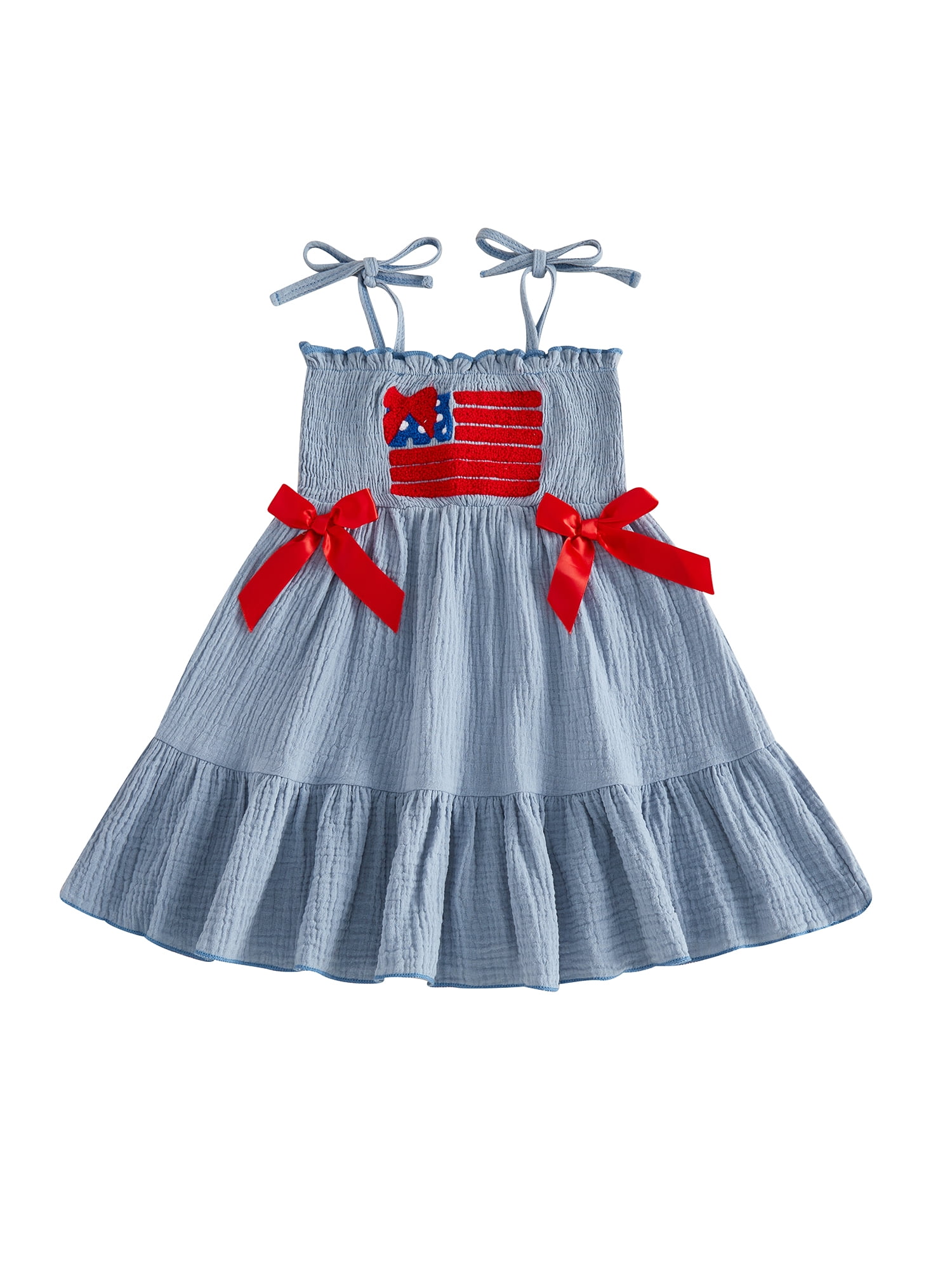 Caoirhny Little Girls 4th of July Dress Adorable American Flag ...
