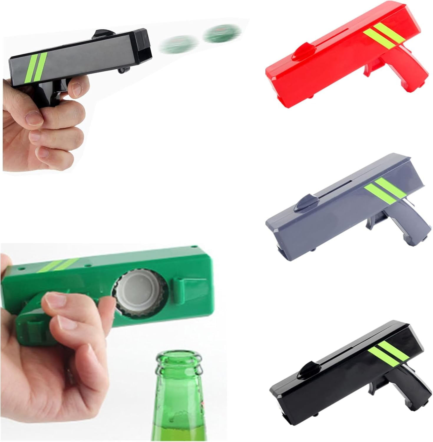 Cap Bottle Opener, 3Pc Bottle Cap Shooter, Funny Beer Cap Opener ...