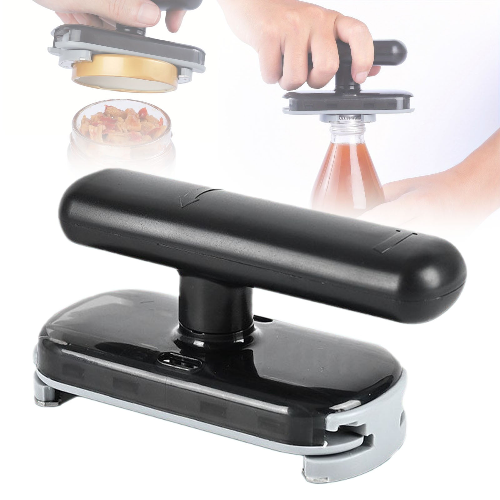 Cap Crack Jar Opener, Adjustable Multifunctional Jar & Bottle Opener ...