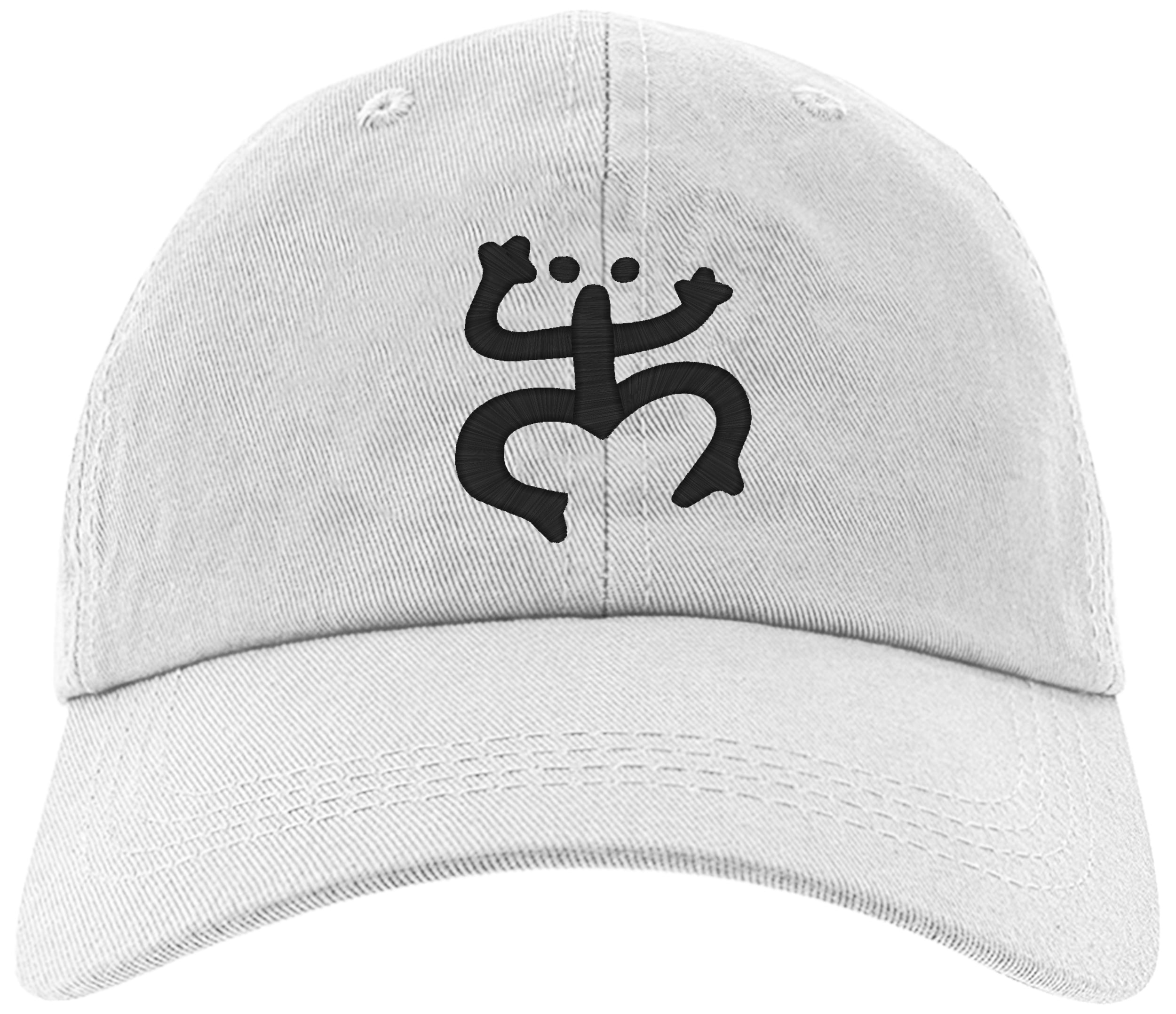 Cap Embroidered Puerto Rico TAINO FROG Cap-EM-0027-White - Walmart.com