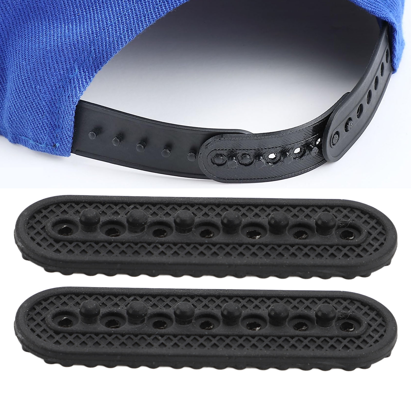 Cap Extender Easy Install 7 Hole Silicone Buckle Increase Hat Size
