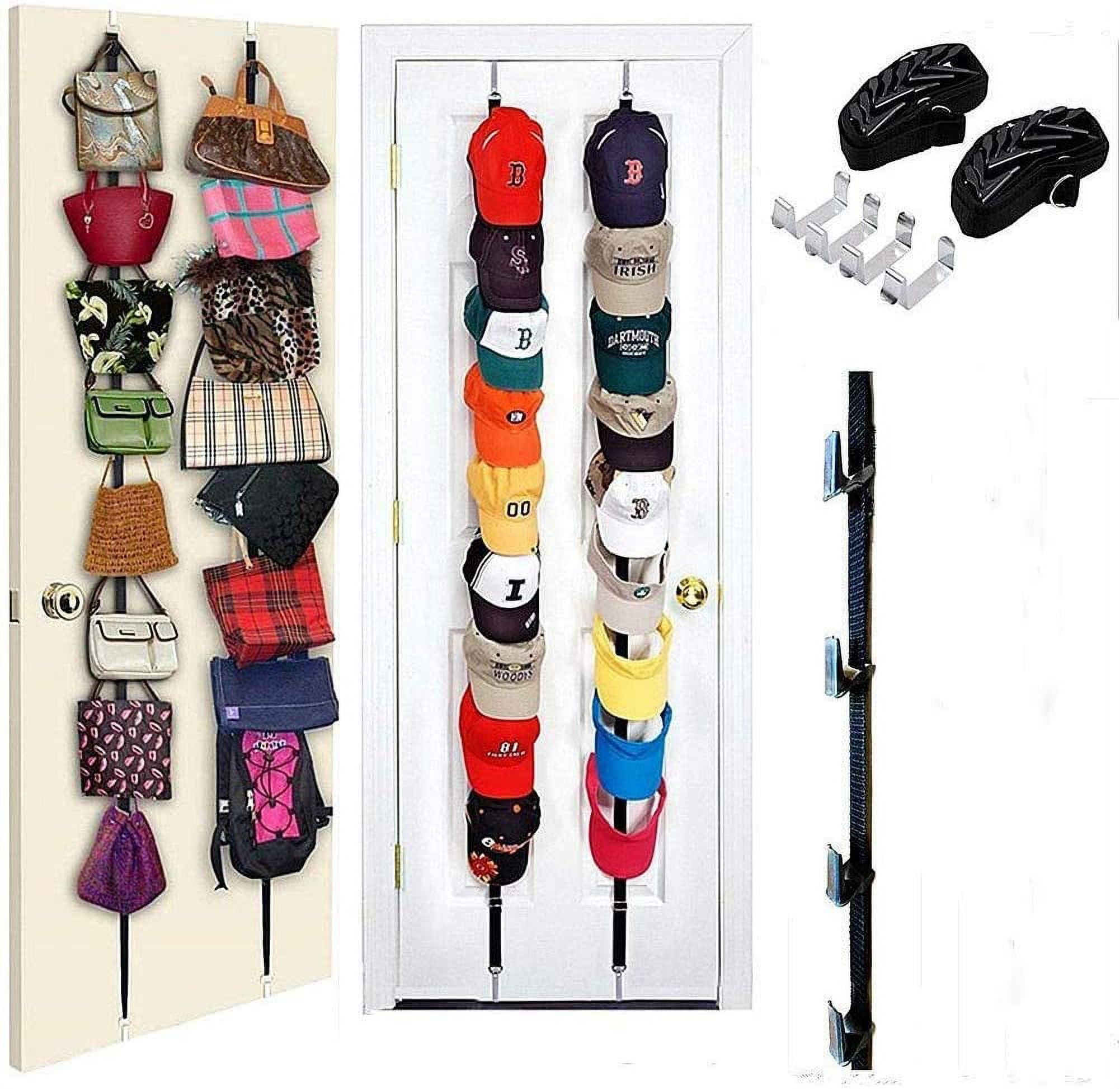 Cap Holder, Hat Rack Organizer Hanger Storage - Baseball Cap Hang up ...