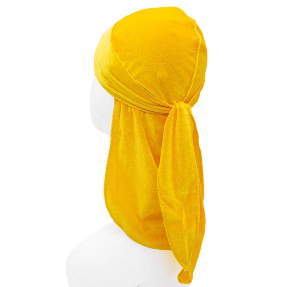 Cap Kids Hip Hop Children Hood Pre-Tied Velvet Pirate Hat Elastic ...