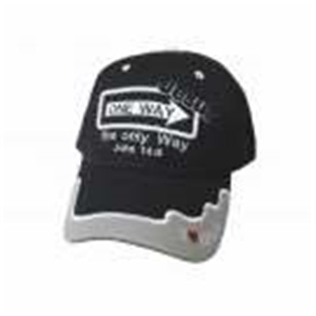Cap-One Way - Jesus - Black - Walmart.com
