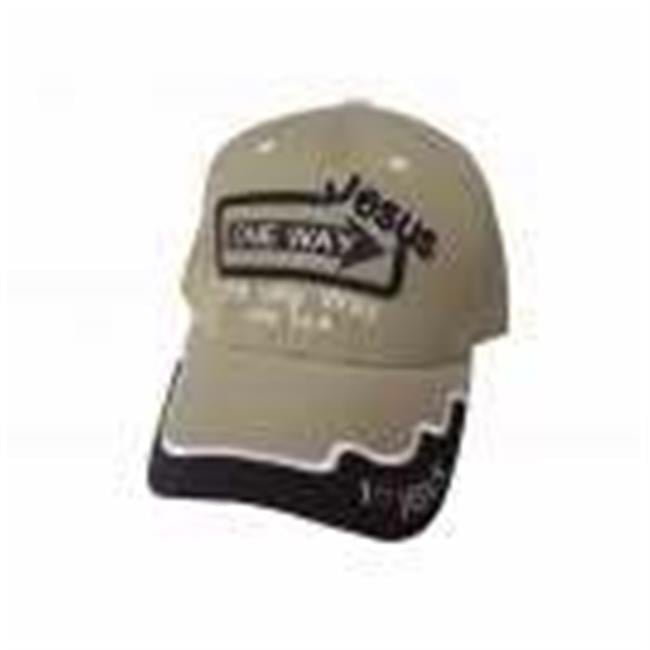Cap-One Way - Jesus - Khaki - Walmart.com