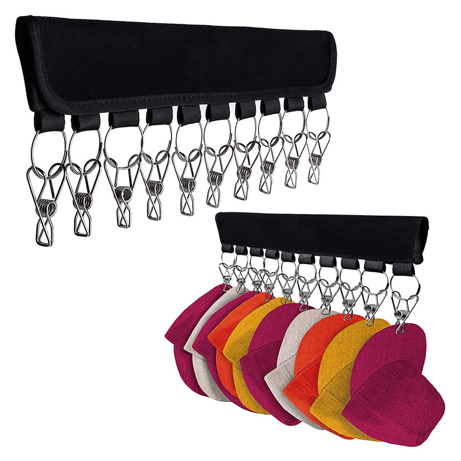 Cap Organizer Hanger , Hat Organizer ,baseball hat organizer , Cap ...