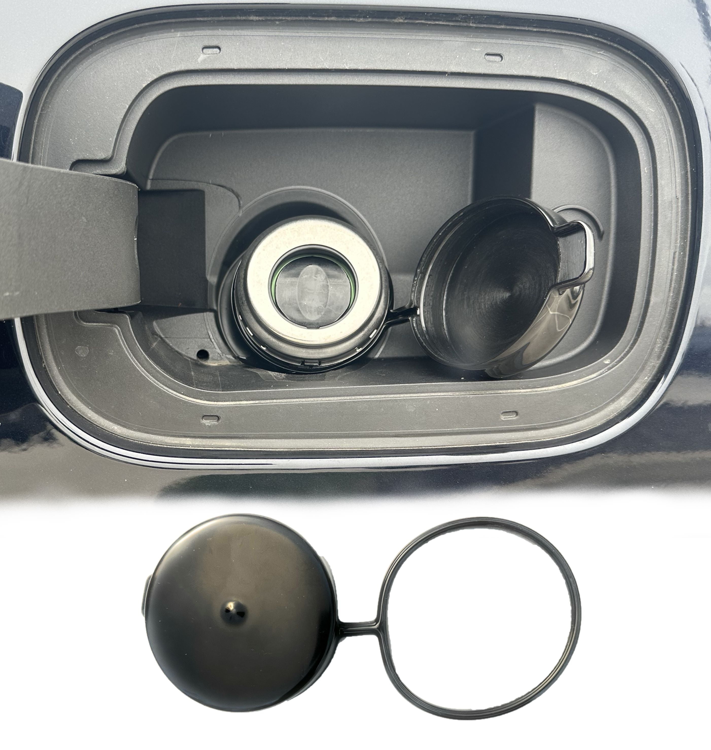 Cap & Shield Tethered 2.5inch ID, Capless Gas Cap Dirt, Water & Dust ...