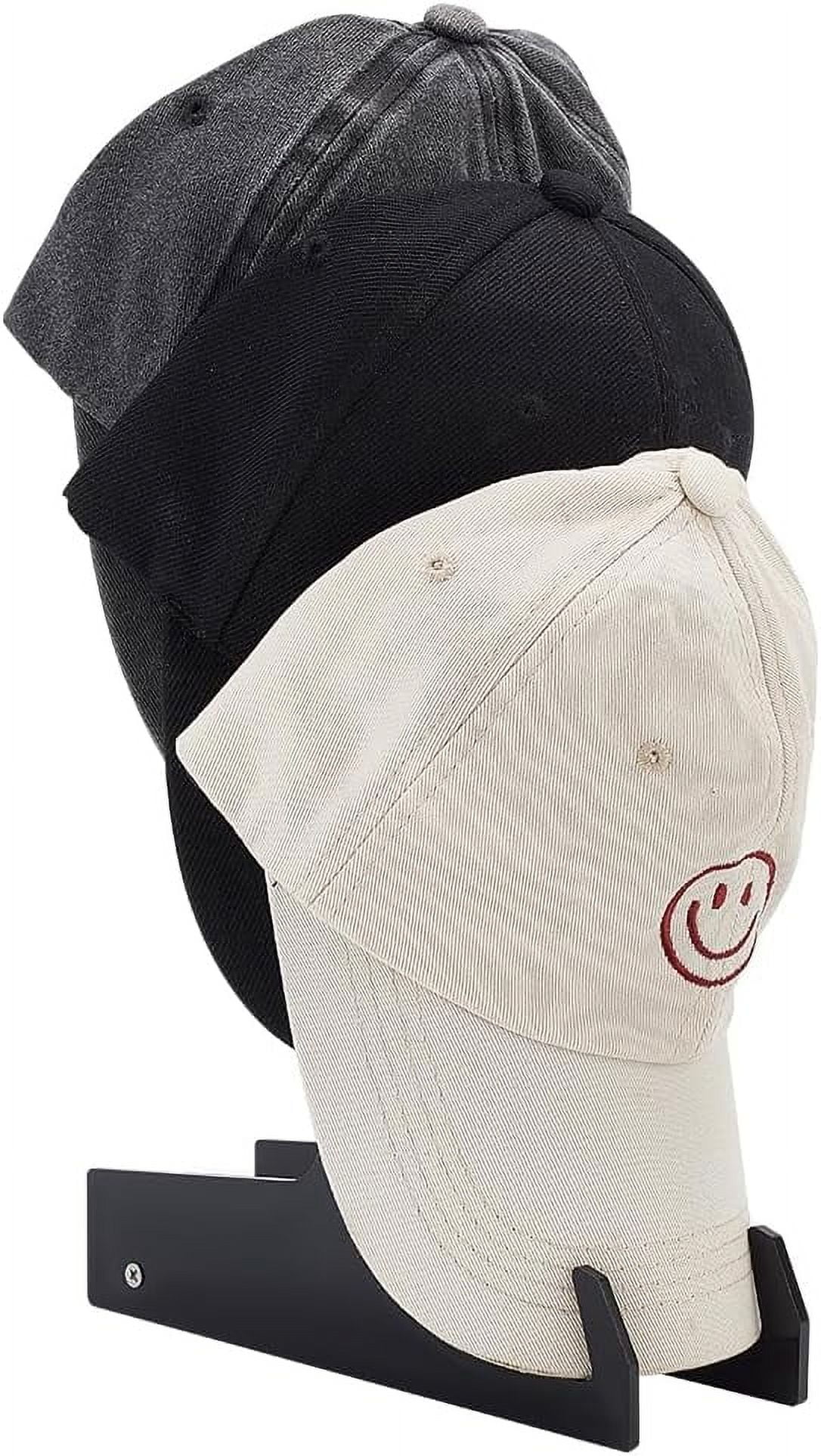 Cap Storage Rack Baseball Cap Display Stand Black 63.5x203x300mm ...