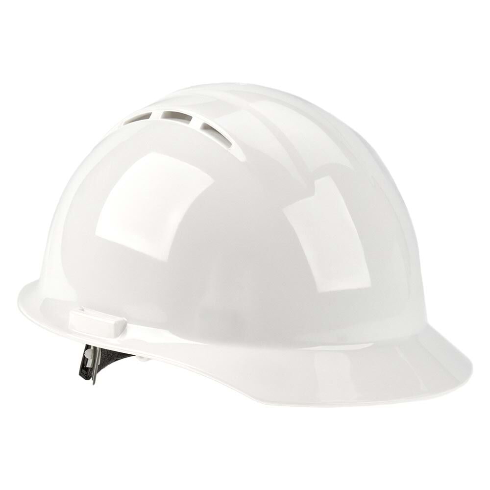 Cap Style Hard Hat, Vented, 4 Point Adjust Ratchet, Class E and G ...