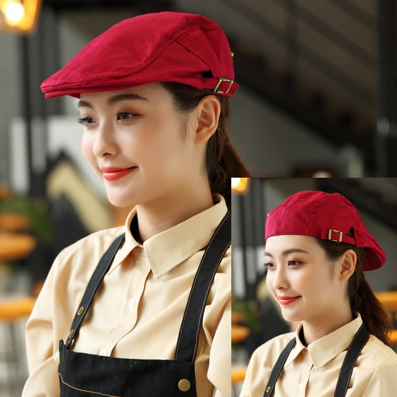 Cap beret coffee shop Western food waiter work cap men and women ...