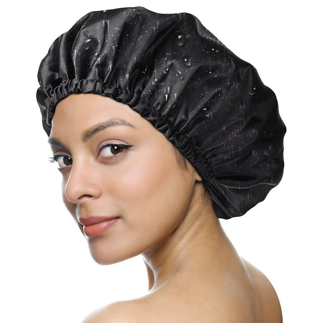 Cap For Women Hair Satin Bonnet Shower Cap For Men Waterproof Extra