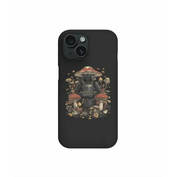 Cap of Honor Funny Mushroom Graduation Phone Case for iPhone 16 15 14 ...