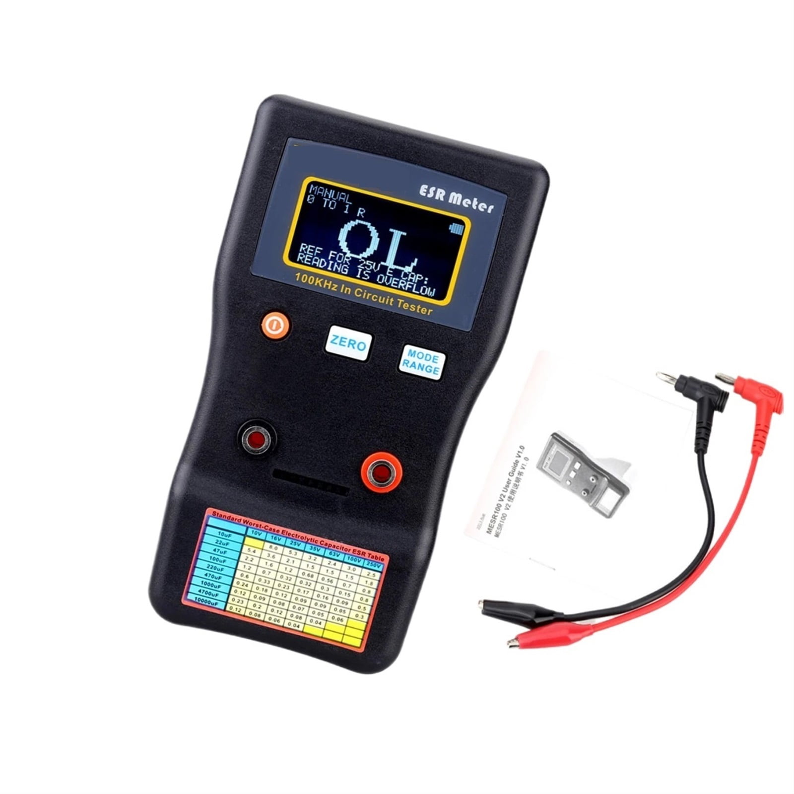 Capacitance Ohm Meter Professional Measuring Internal Resistance of ...
