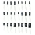 Capacitor,24 Values Kit 10v 16v 25v Metal 0.1uf 1000uf 500pcs 24 Values ...