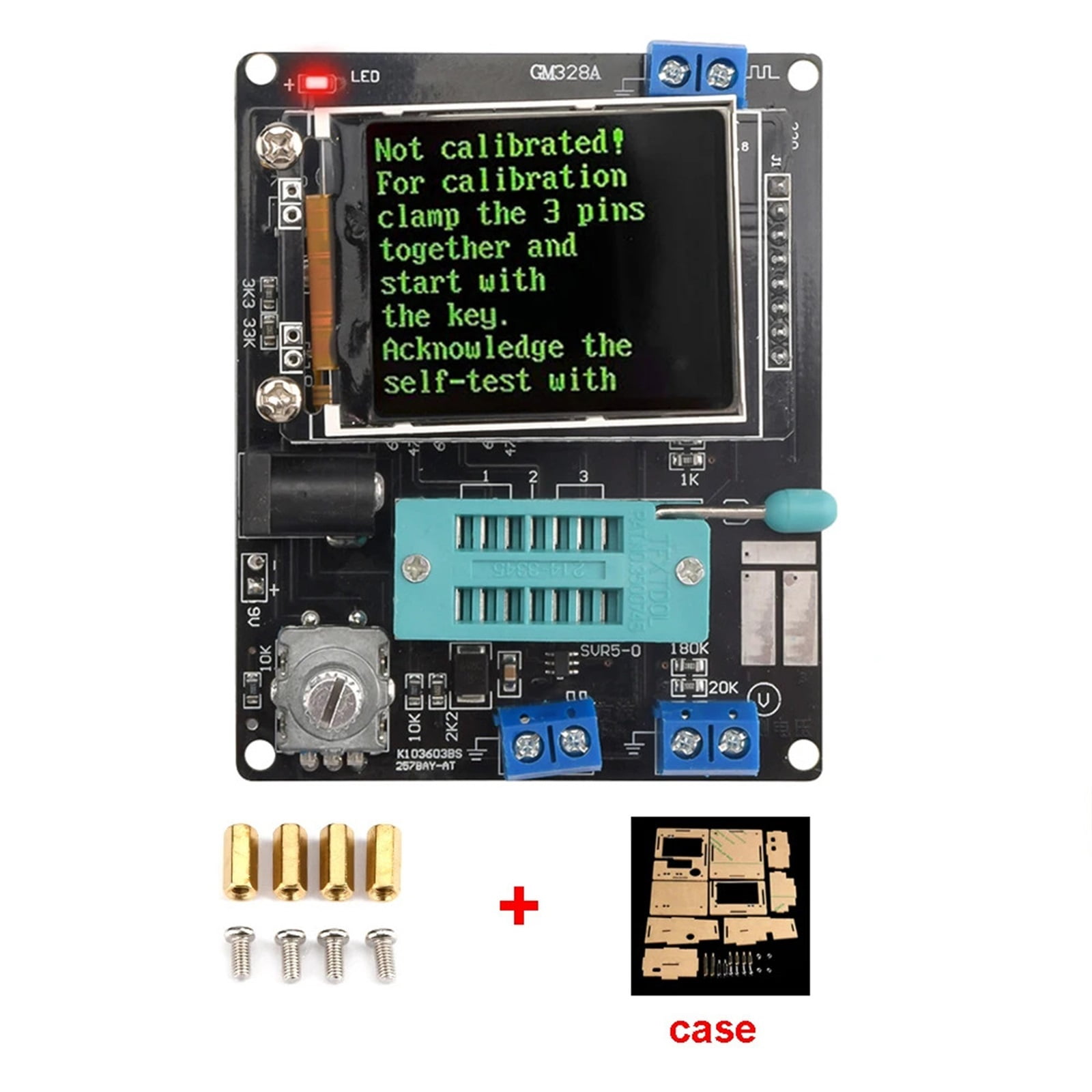 Capacitor Tester ESR LCR Capacitance Ohm Meter LCR-T7 LCR-TC1 GM328A ...