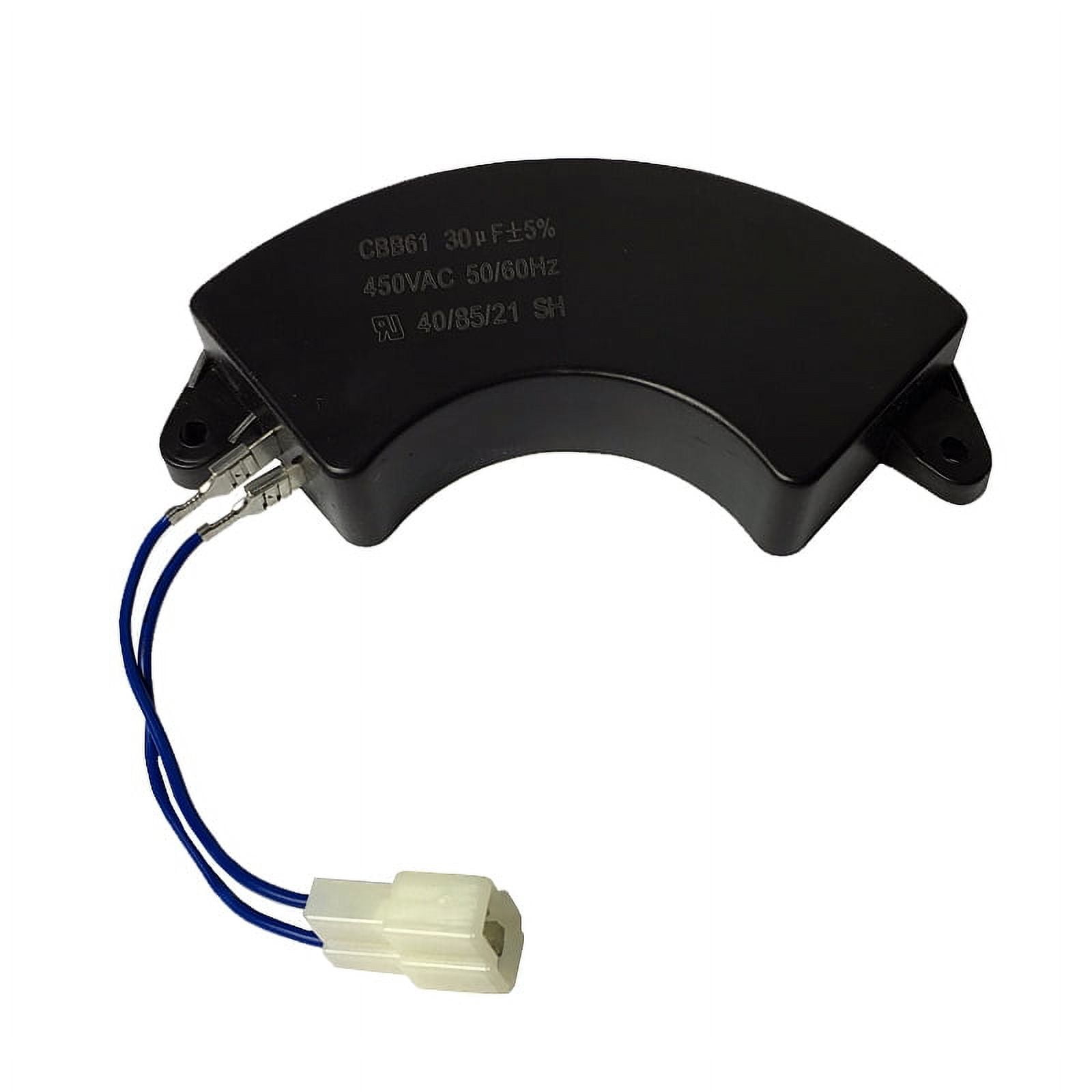 Capacitor with Plug CBB61 30uF 450V 50/60Hz Gas Diesel Half Moon for ...