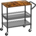 Capacity Heavy Duty Rolling Utility Cart, NSF Rolling Carts with Wheels ...