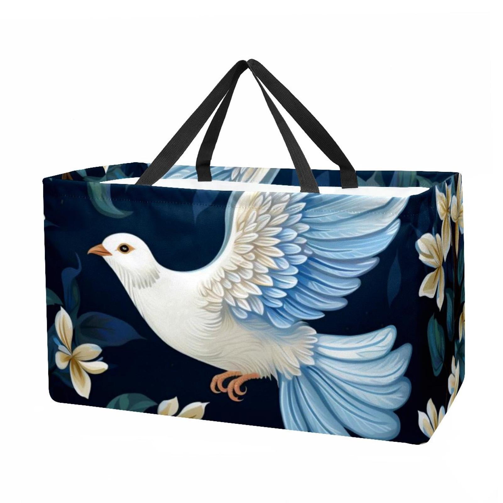 Capacity Reusable Oxford Cloth Laundry Organizer Cube Organizer Easter Basket Beach Bag Foldable ...