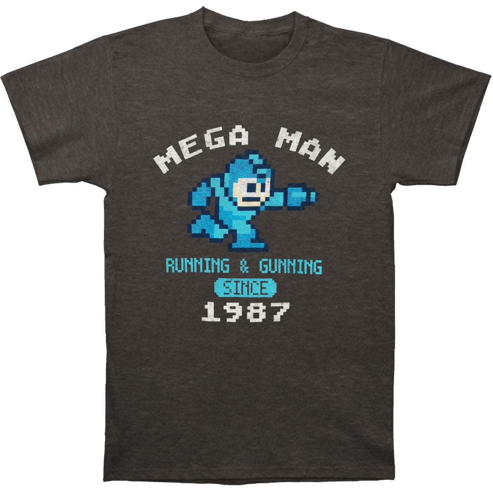 Capcom Mega Man Big Men's Graphic Short Sleeve T-Shirt, 2XL - Walmart.com