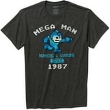 Capcom Mega Man Big Men's Graphic Short Sleeve T-Shirt, 2XL - Walmart.com