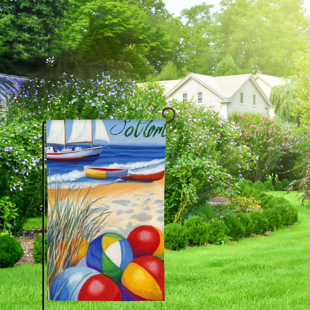 -Cape Beach Flag Inch Double Sided for Outdoor summer House Yard ...