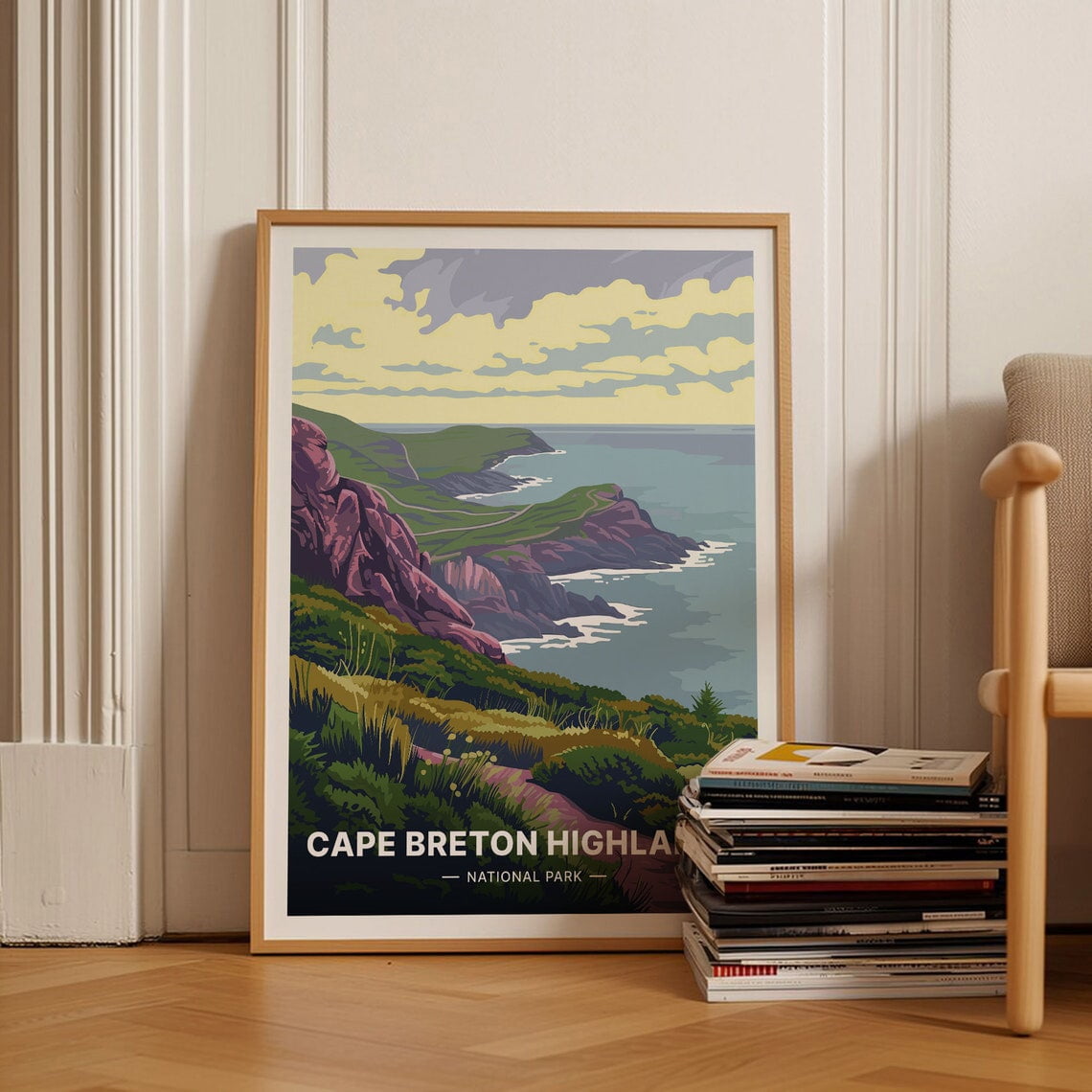 Cape Breton Highlands Poster, Nova Scotia, Cabot Trail, Skyline Trail ...
