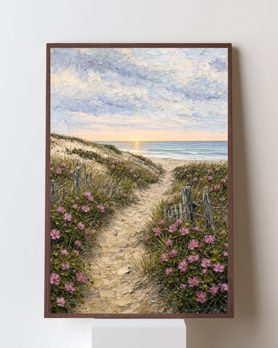Cape Cod Beach Path Coastal Dune Roses New England Ocean Landscape ...