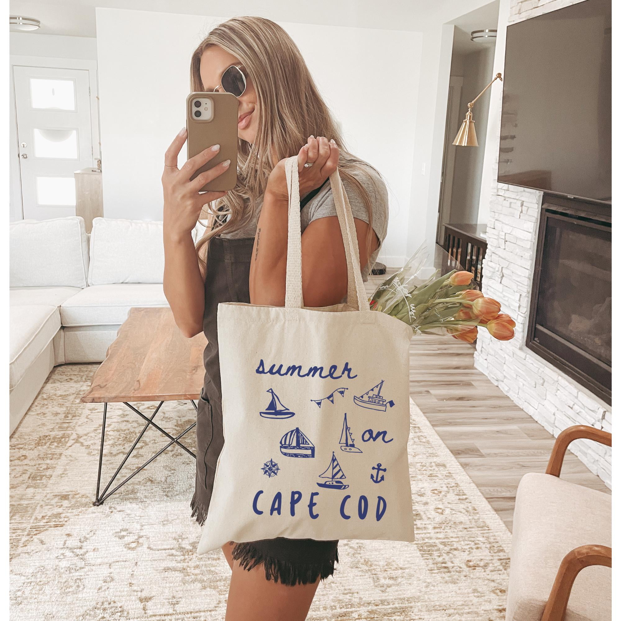 Cape Cod Beach Tote, Fishermancore, Aesthetic Cape Cod Bag, Fisherman ...