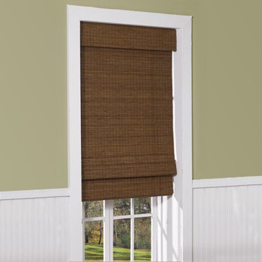 Radiance Cordless Bamboo Blinds, Flatstick Bamboo Roman Shades for ...