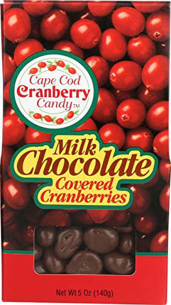 Cape Cod All Natural Kosher Cranberry Milk Chocolate Covered Candy, 5 ...