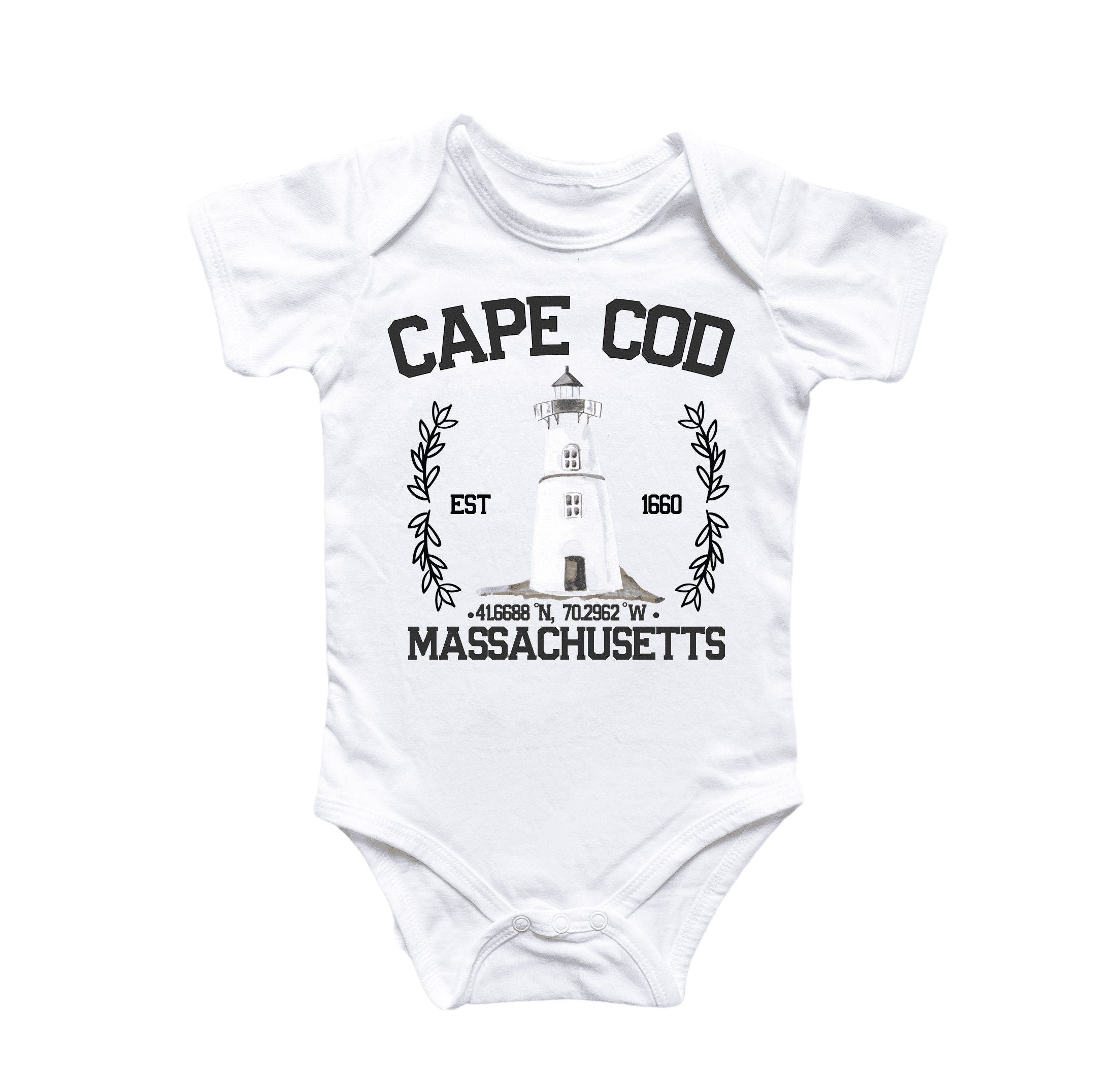 Cape Cod Massachusetts - Baby Boy Girl Clothes Infant Bodysuit Funny ...
