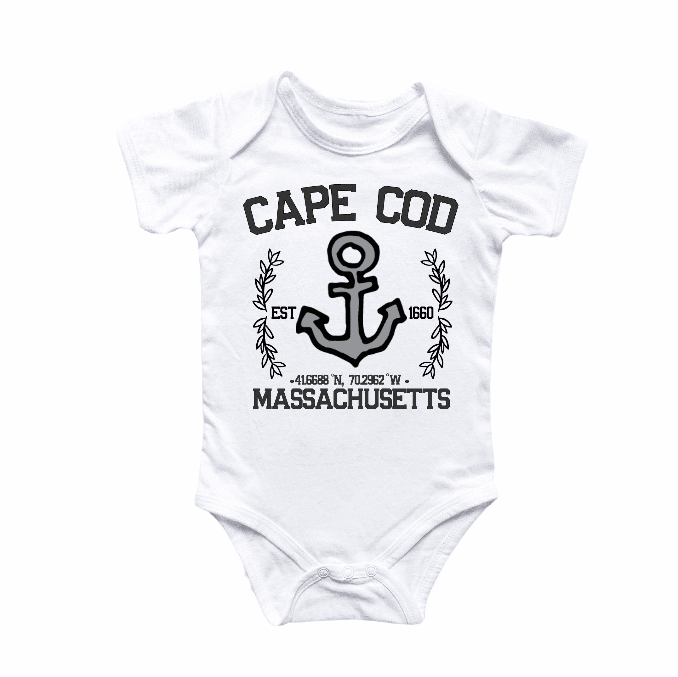 Cape Cod Massachusetts - Baby Boy Girl Clothes Infant Bodysuit Funny Cute Newborn - Walmart.com