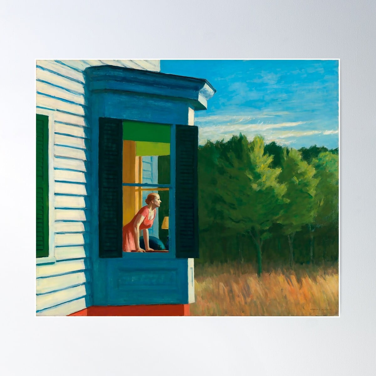 Cape Cod Morning by Edward Hopper Poster, 8x12 UNFRAMED - Walmart.com