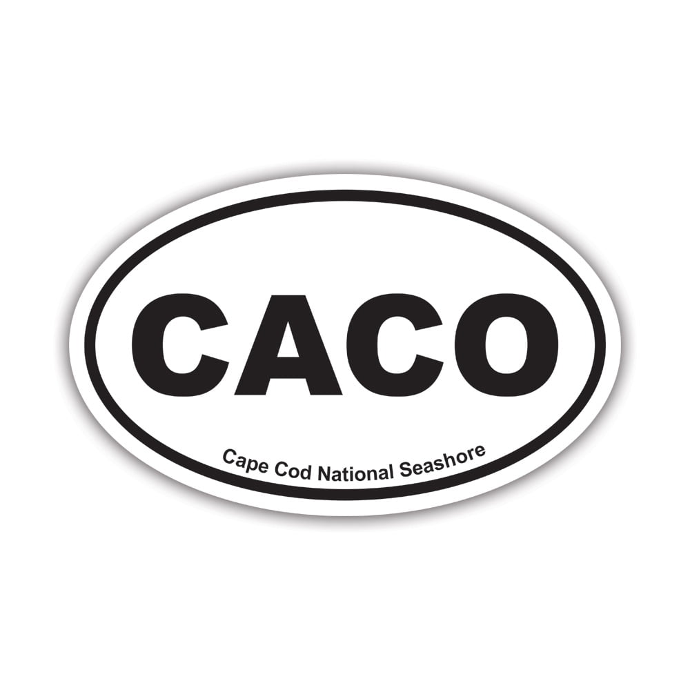 Cape Cod National Seashore CACO Oval Sticker Decal - Self Adhesive ...