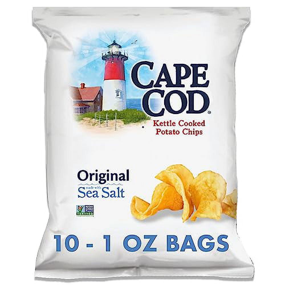 Cape Cod Potato Chips Original, 1 Oz, 10 Ct - Walmart.com
