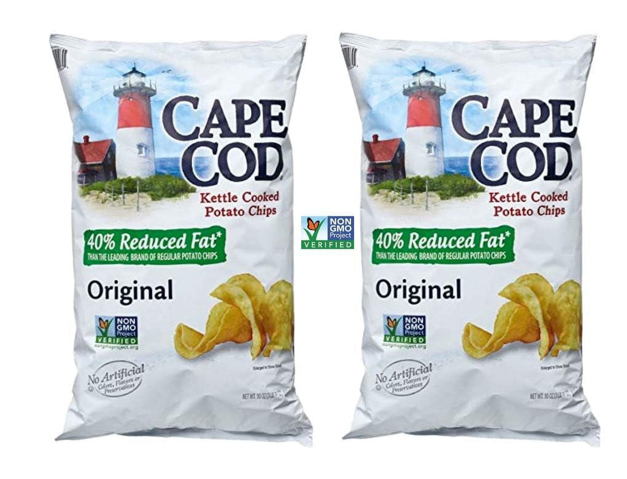 Cape Cod Potato Chips: Original Reduced Kettle Cooked - 2 Pk (30 oz ea ...