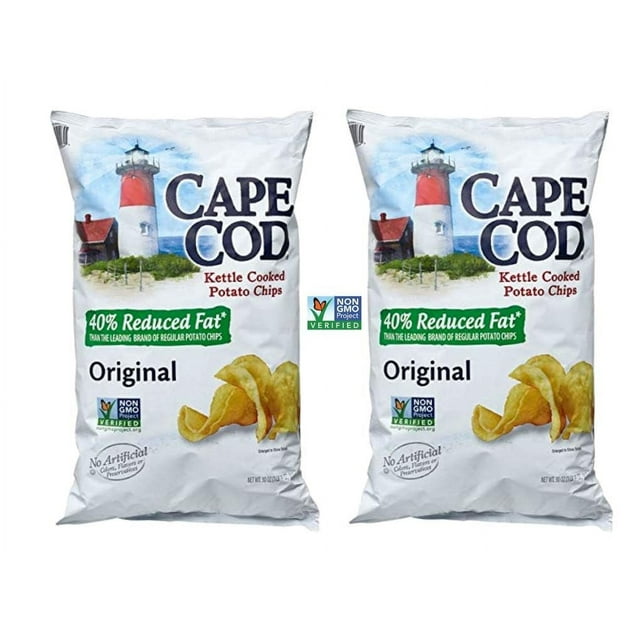Cape Cod Potato Chips: Original Reduced Kettle Cooked - 2 Pk (30 oz ea ...