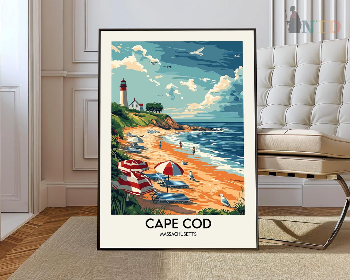 Cape Cod Print, Cape Cod Poster, Cape Codcape Cod Art Print, Cape Cod ...
