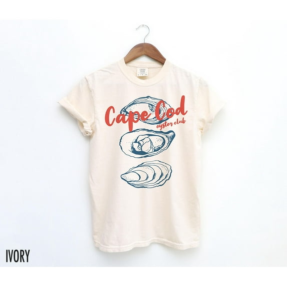 Cape Cod Shirt, Oyster Shirt, Seafood Shirt, Oysters, Retro Graphic Tee ...