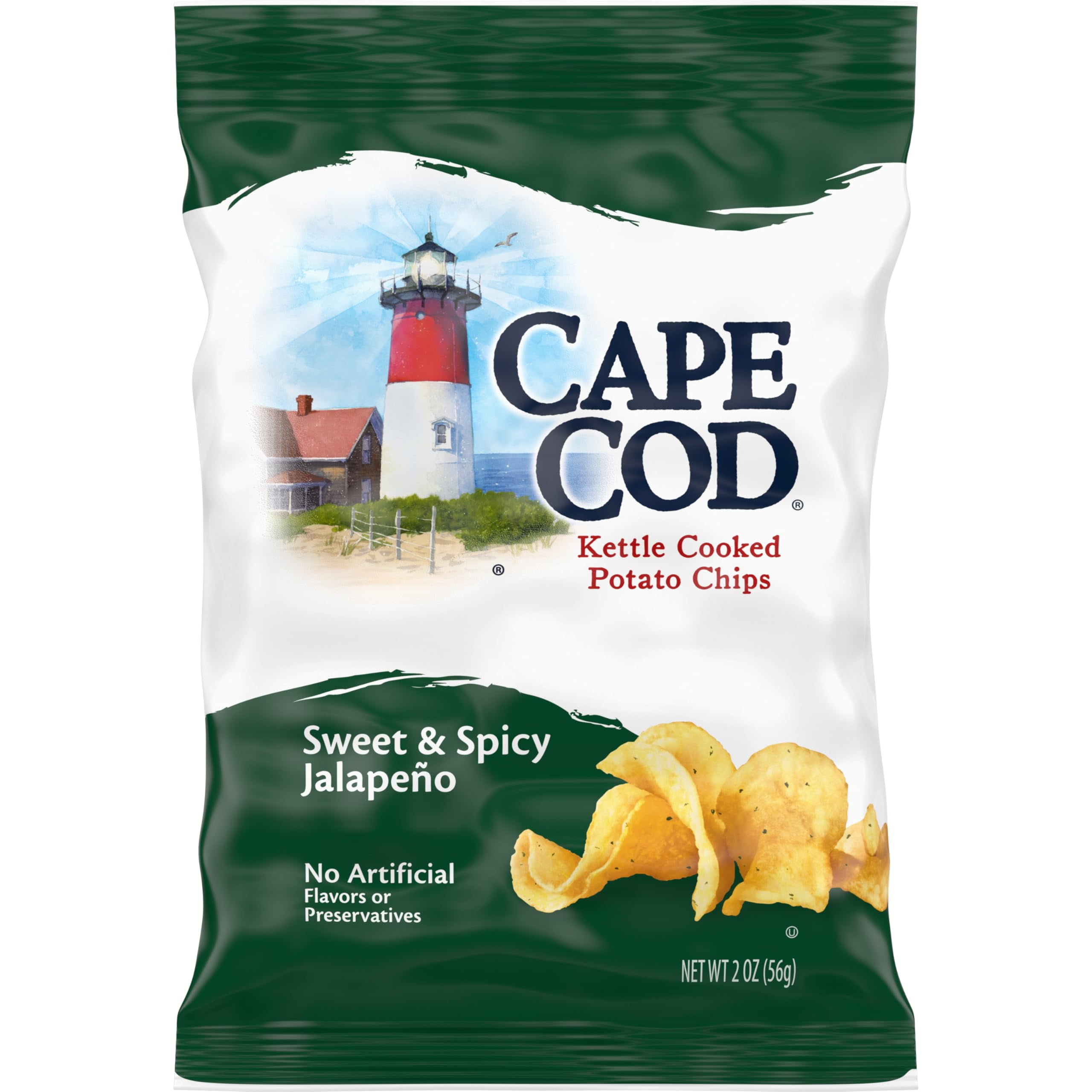 Cape Cod Sweet & BCF26 Spicy Jalapeno Chips, 2 Oz Bag (Pack of 6 ...