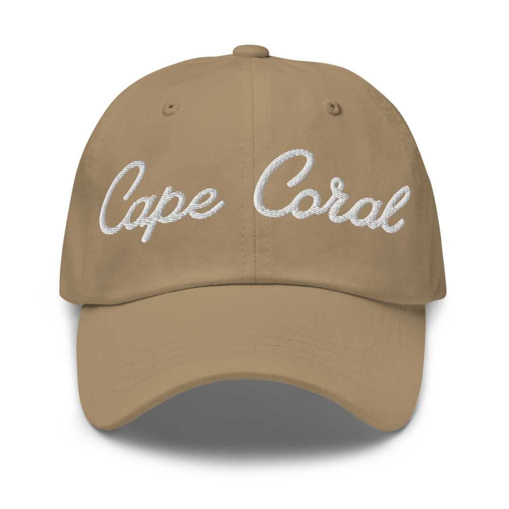 Cape Coral Baseball Cap Cape Coral Dad Hat Bold Script California CA ...