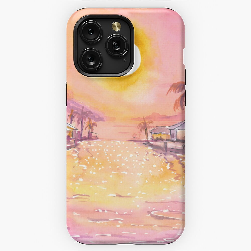 Cape Coral Florida Soft Dawn Reflection iPhone Case 17 11 12 13 14 15 ...