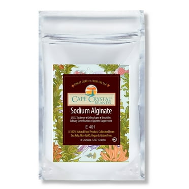 Sodium Alginate Powder 4 oz - Pure Food Grade Bulk Powder for ...